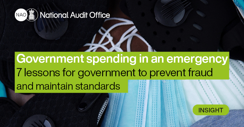 Tackling fraud and protecting propriety in government spending during ...