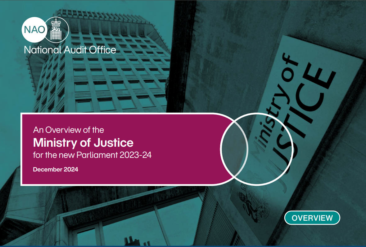 Ministry of Justice 2023-24 - NAO overview